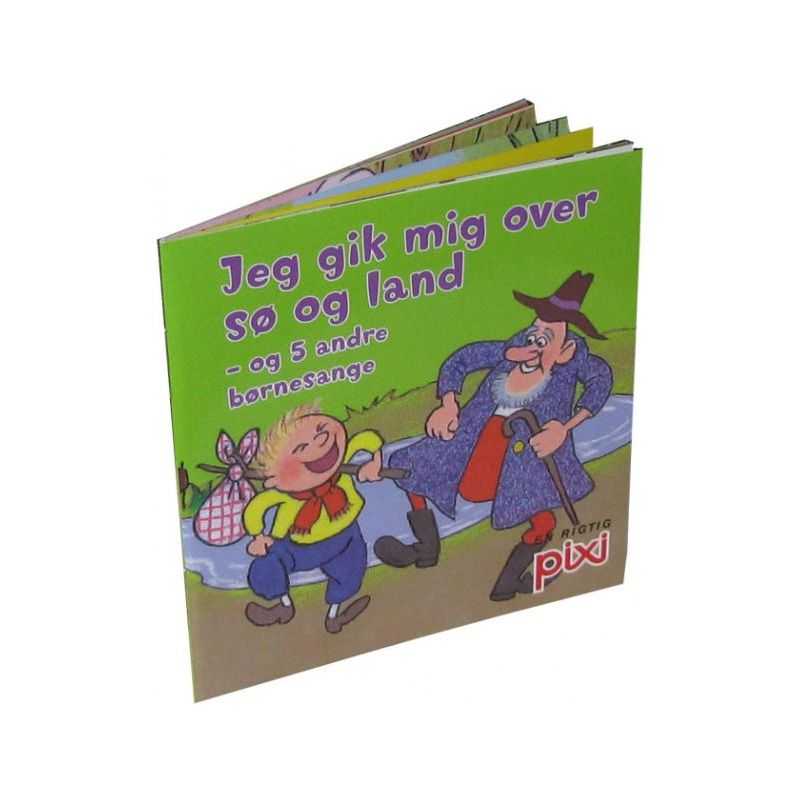 Jeg gik mig over sø og land- og 5 andre børnesange - Pixi bog - Carlsen