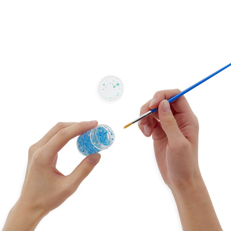 Mini Pixie Paste - 5 glimmerlim & pensel - Ooly