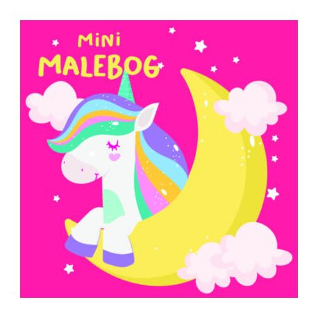 Enhjørning - Mini malebog - Forlaget Bolden